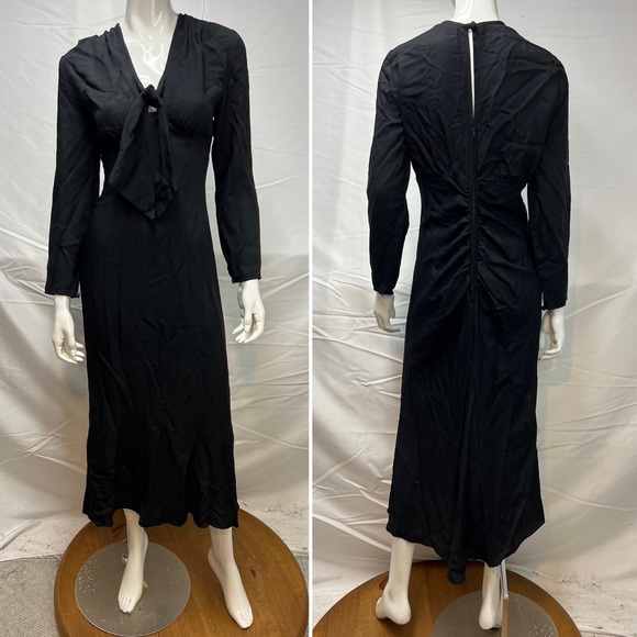 Vintage | Dresses | Vintage Barbara Barbara Womens 6 Long Sleeve Midi ...